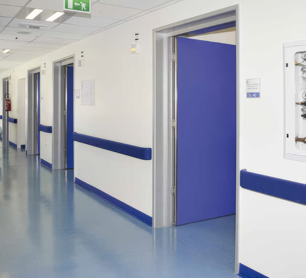 Steel Technical Doors for Hospitals and Healthcare Facilities GD Dorigo
